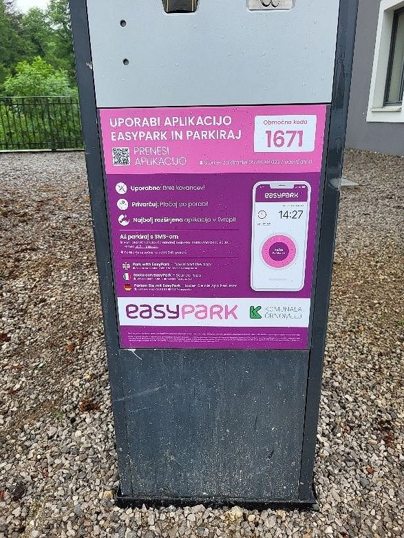 Digitalno plačevanje parkirnine EasyPark tudi v Črnomlju